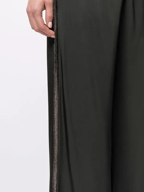 BARUNI X Ramadan Side-stripe Wide-leg Trousers