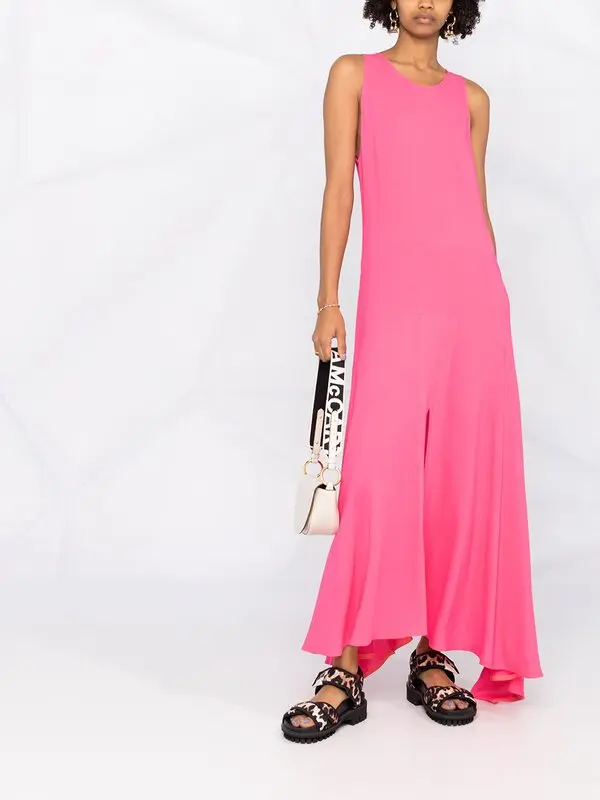 Stella McCartney Curved-hem Sleeveless Maxi-dress