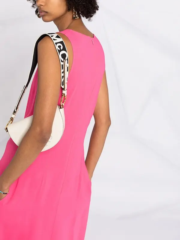 Stella McCartney Curved-hem Sleeveless Maxi-dress