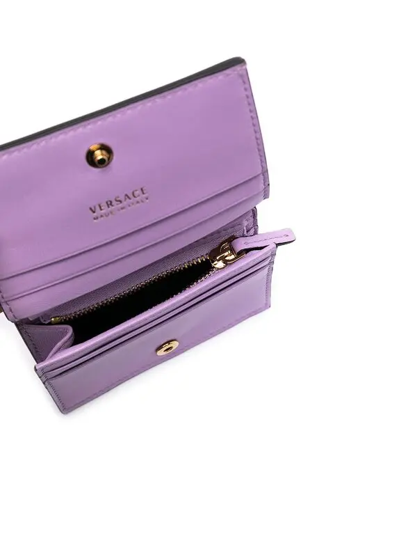Versace Medusa-Plaque Wallet - Pink | Editorialist