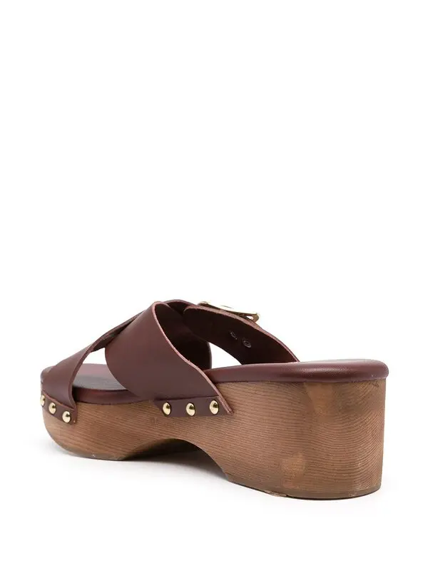 ANCIENT GREEK SANDALS Marilisa Clogs - Brown