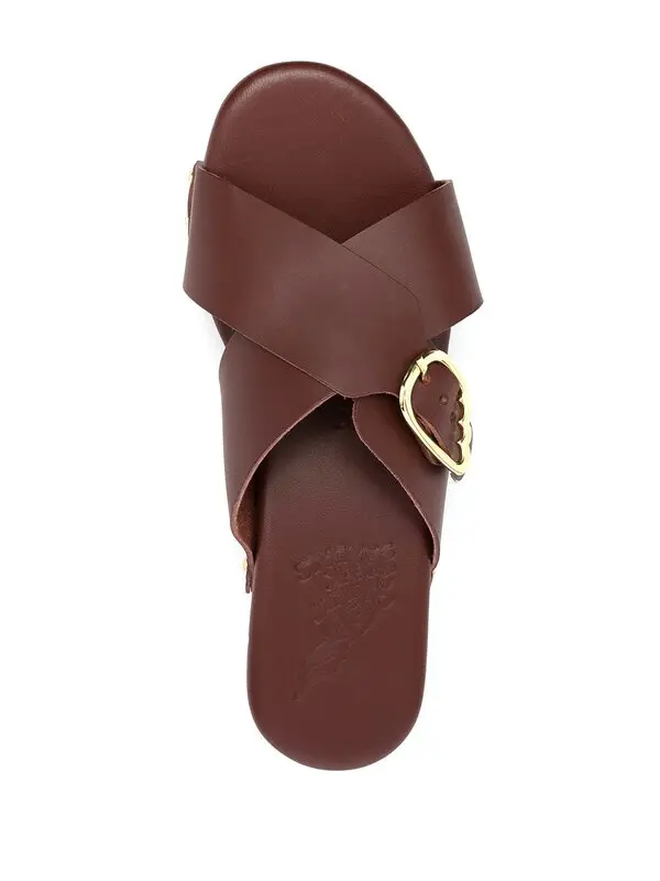 ANCIENT GREEK SANDALS Marilisa Clogs - Brown