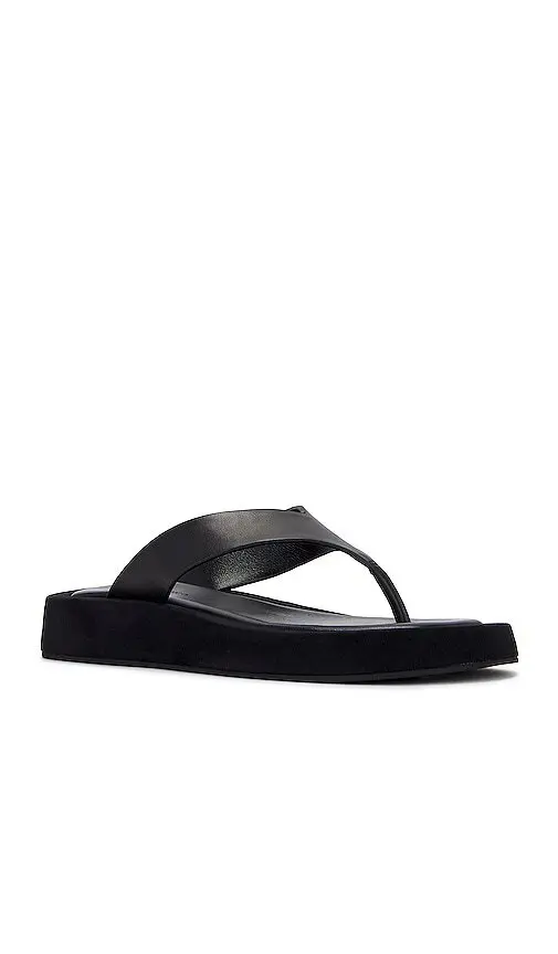 TONY BIANCO Ives Platform Sandal - Black Como
