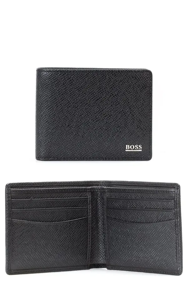 BOSS Signature Rfid Leather Wallet