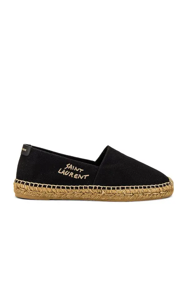 Saint Laurent Espadrille - Black
