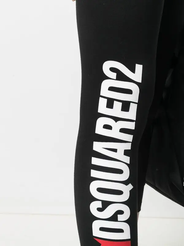Dsquared2 Logo-print Cropped Leggings