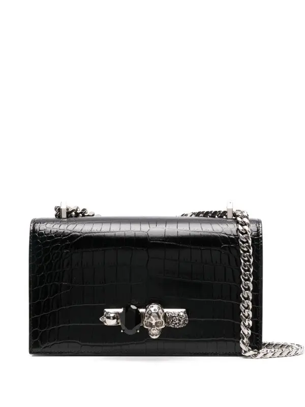 Alexander McQueen Crocodile Effect Bag