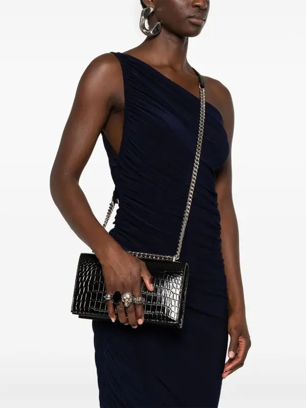 Alexander McQueen Crocodile Effect Bag