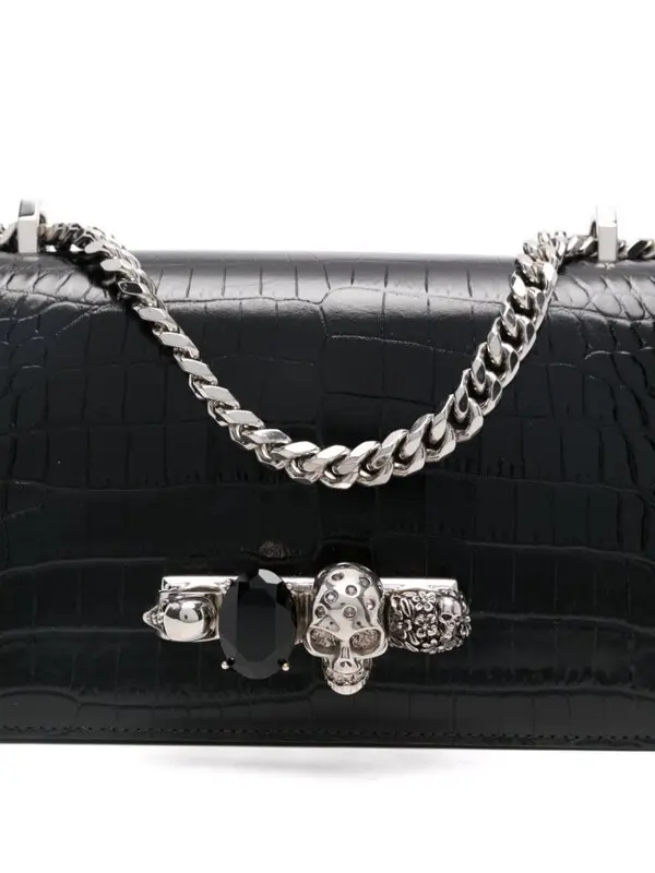 Alexander McQueen Crocodile Effect Bag