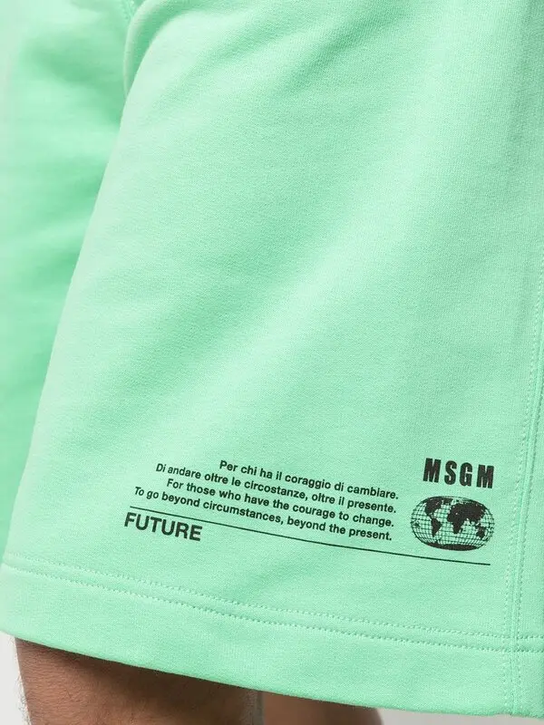 MSGM Logo-print Shorts