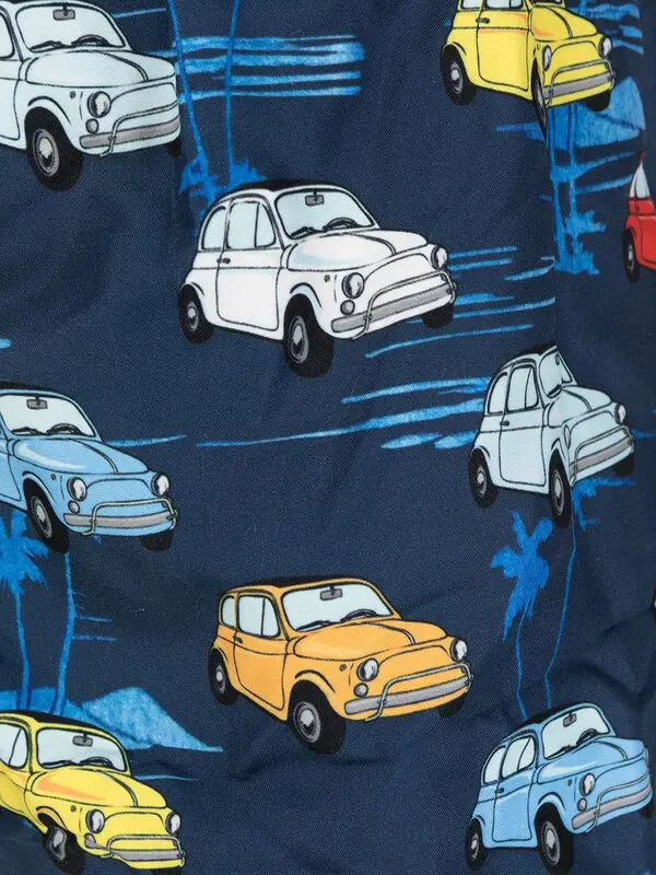 MC2 SAINT BARTH Car-motif Drawstring-waist Swim Shorts