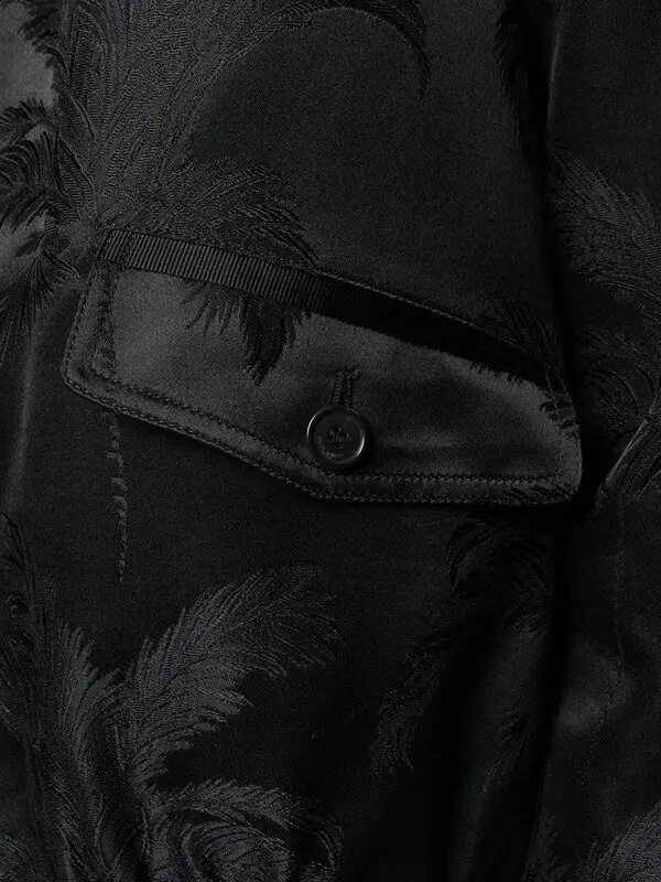 Saint Laurent Palm Embroidered Jacket