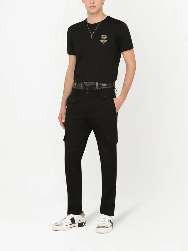 Dolce & Gabbana Double-waist Straight-leg Trousers
