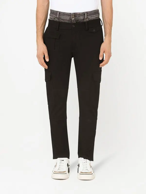 Dolce & Gabbana Double-waist Straight-leg Trousers