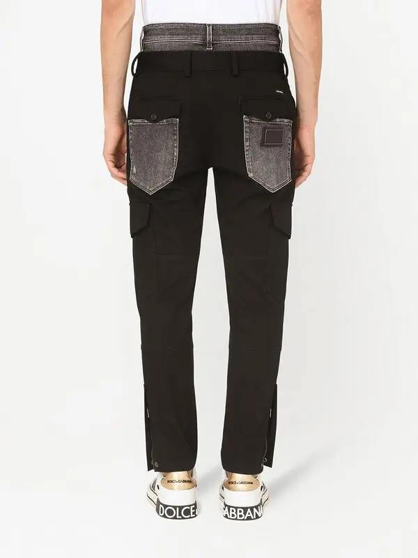 Dolce & Gabbana Double-waist Straight-leg Trousers