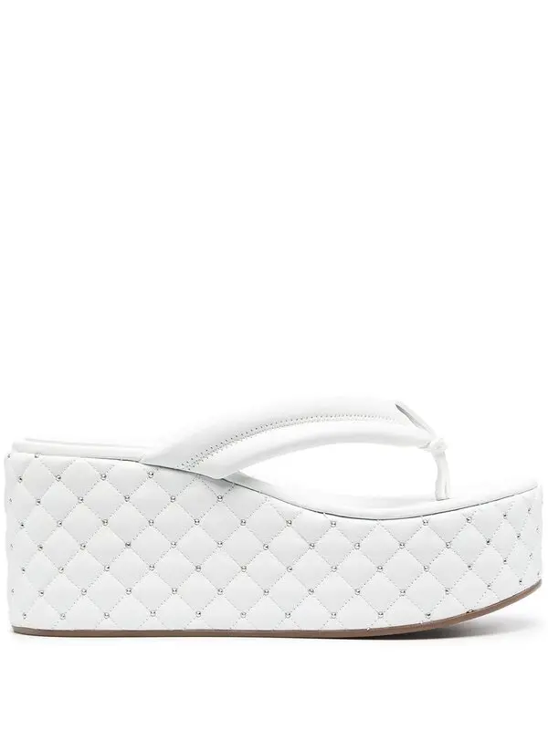 LE SILLA Quilted Platform Sandals