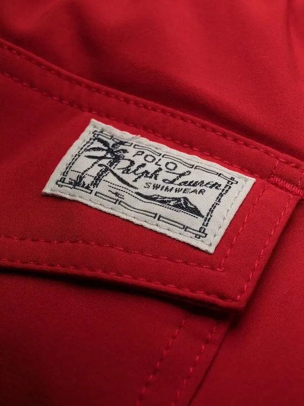Polo Ralph Lauren Logo-embroidered Swim Shorts - Red