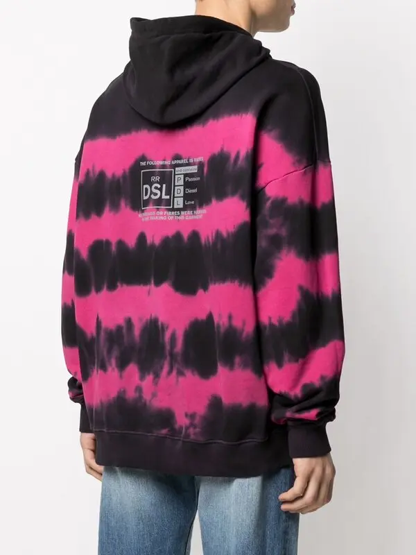 DIESEL® Tie-dye Printed Hoodie