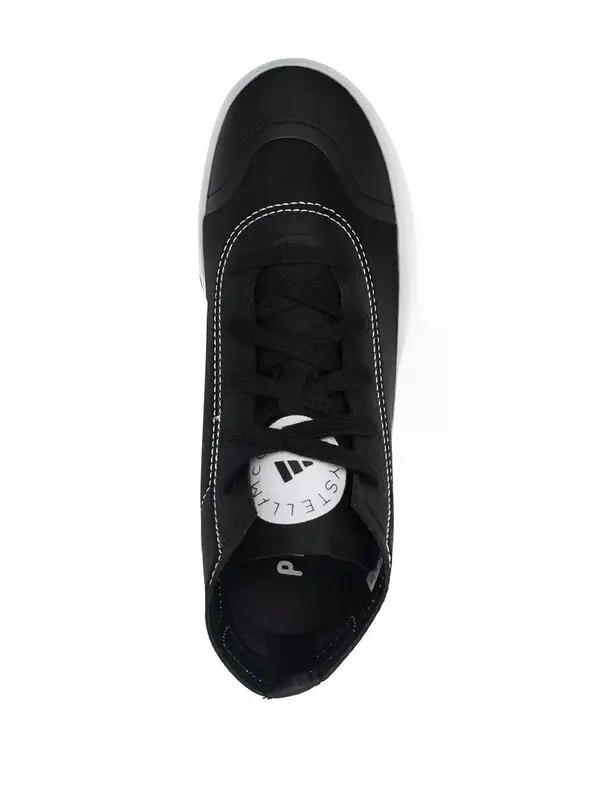 adidas gazelle silver green womens Adidas X Stella McCartney Women's Treino Mid-Cut Cloud White High Top  Sneakers