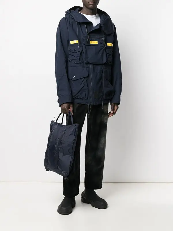 PORTER-YOSHIDA & CO Logo-patch Zipped Backpack