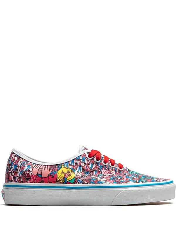 VANS Authentic Where's Waldo Sneakers - Red