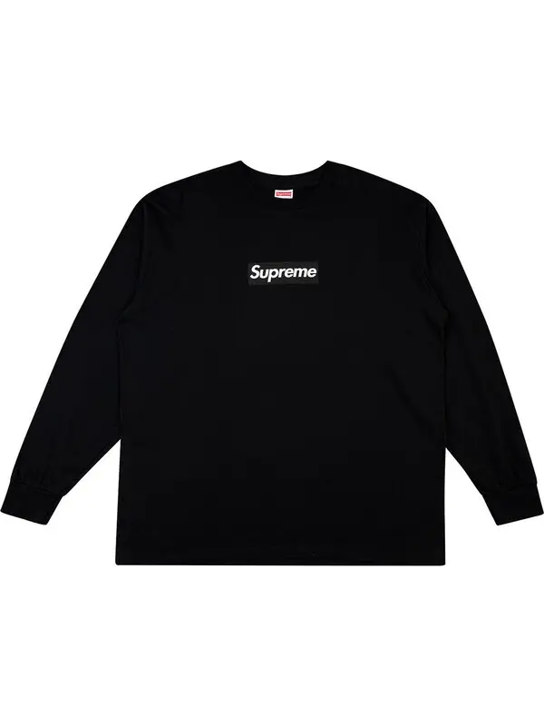 Supreme Box Logo Long-Sleeve T-Shirt - Black | Editorialist
