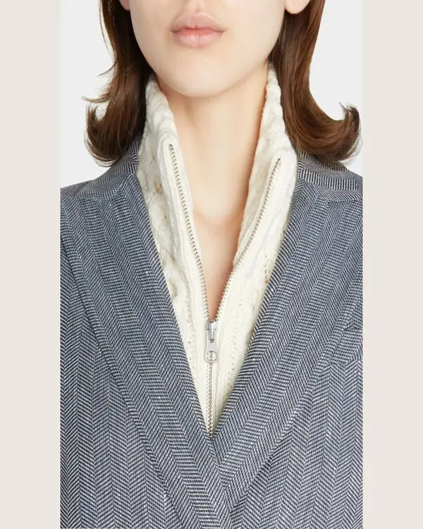 Veronica Beard Upstate Knit Dickey
