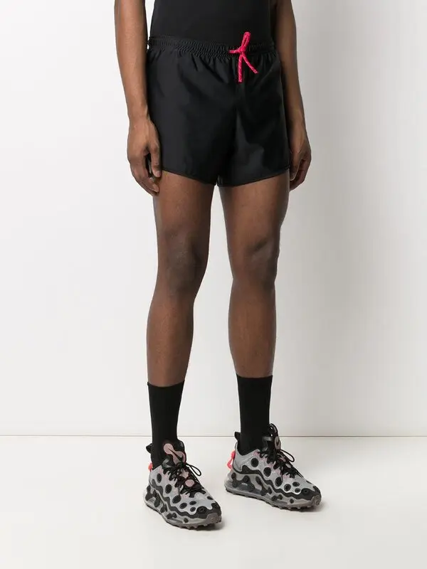 DISTRICT VISION Logo-print Track Shorts