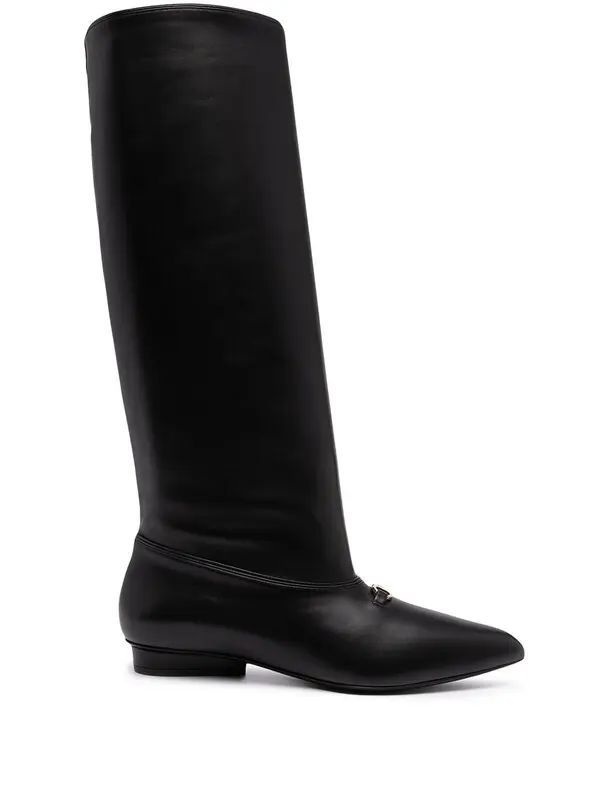 FERRAGAMO Gancini Knee-high Boots