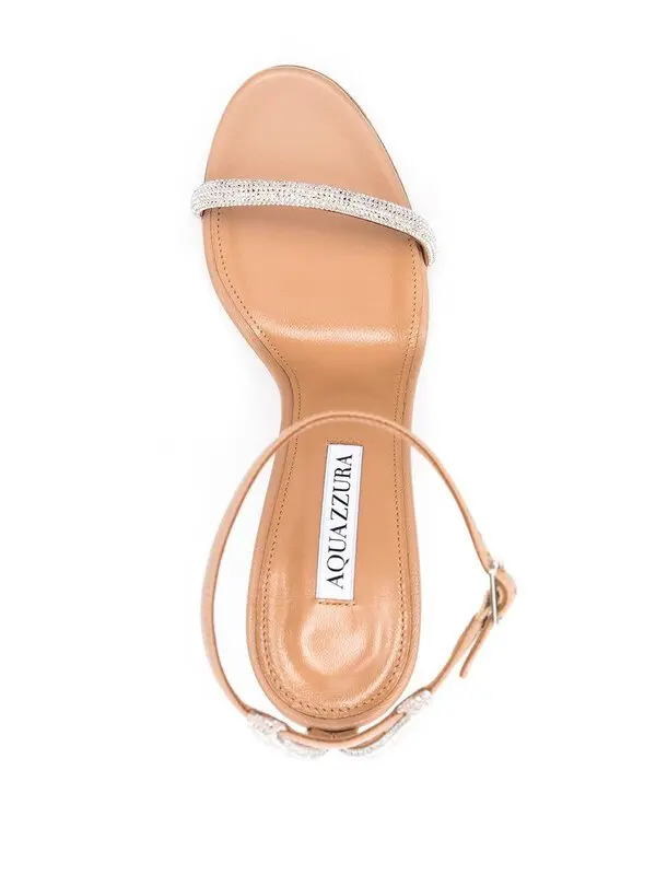 AQUAZZURA 110mm Moon Crystal Sandals
