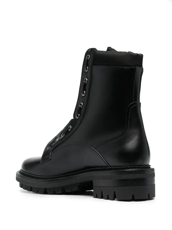 Dsquared2 Leather Zip-up Boots
