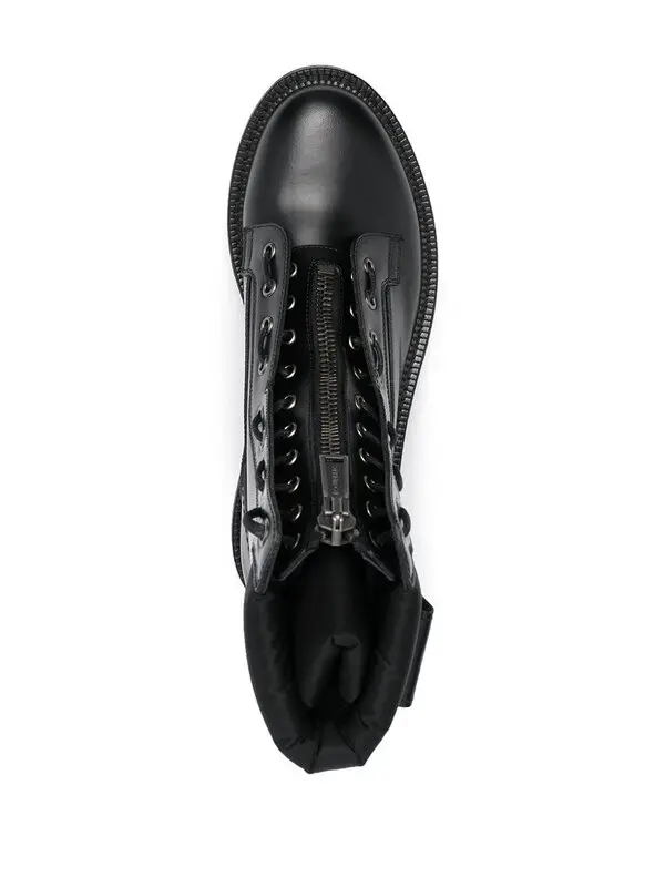 Dsquared2 Leather Zip-up Boots