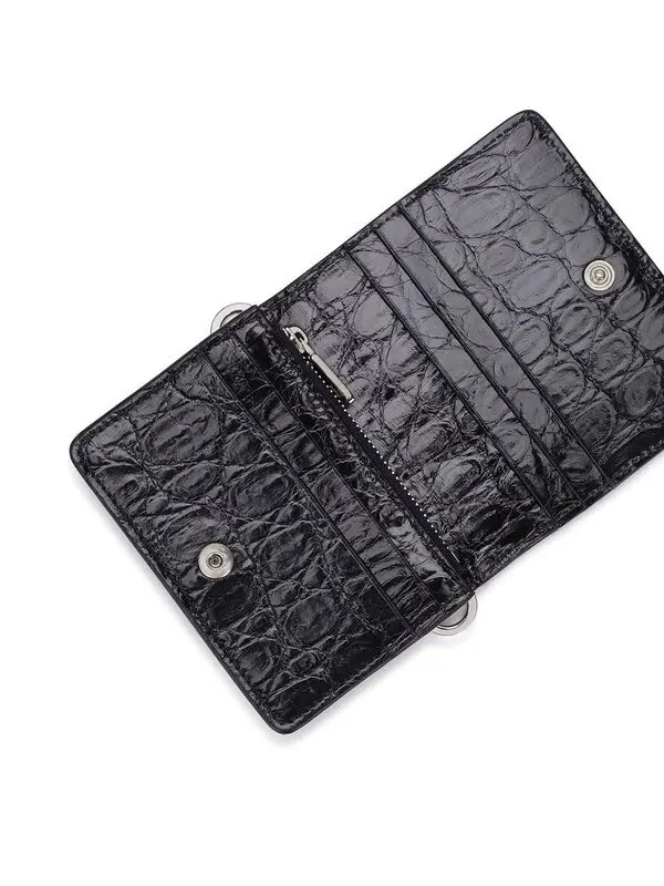 Dolce & Gabbana Logo-stamp Embossed Leather Wallet