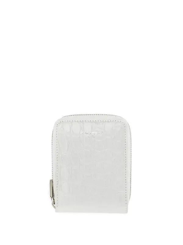 Dolce & Gabbana Logo-stamp Embossed Leather Wallet