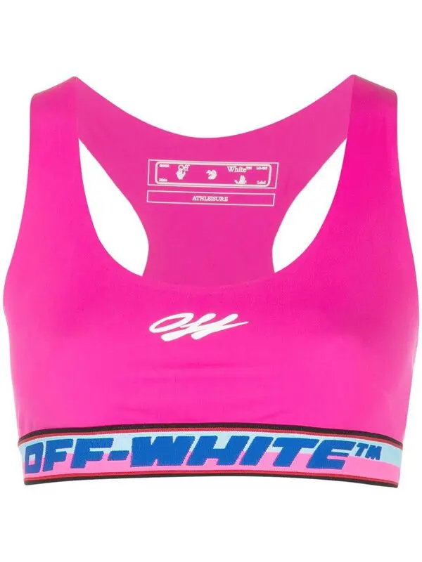 Off-White Logo-intarsia Sports Bra