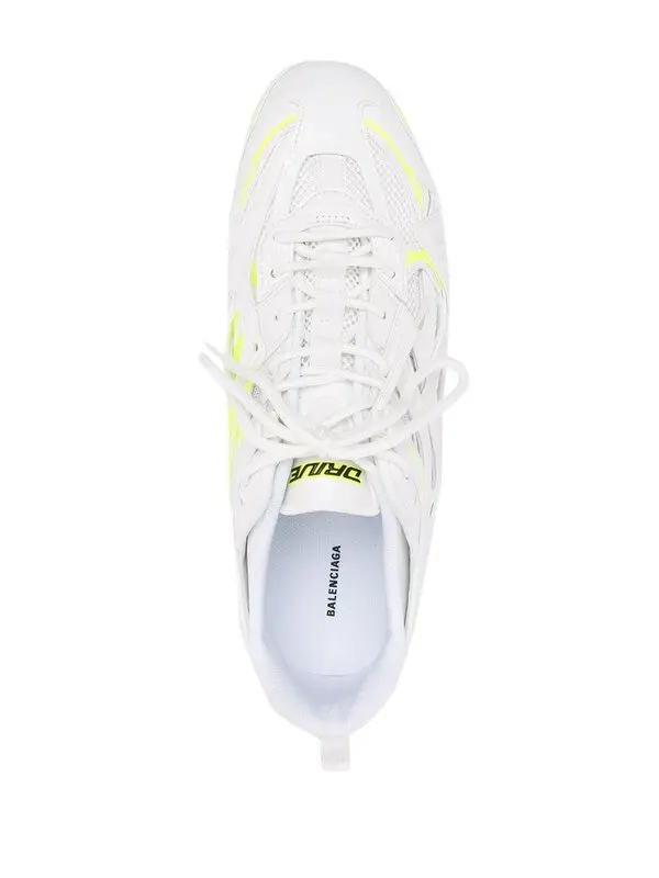 Balenciaga Drive Panelled Sneakers - White
