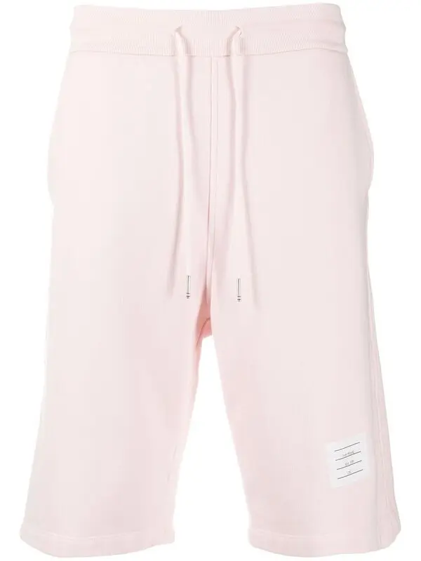 Thom Browne Logo Patch Track Shorts