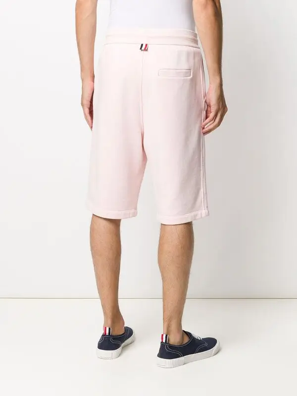 Thom Browne Logo Patch Track Shorts