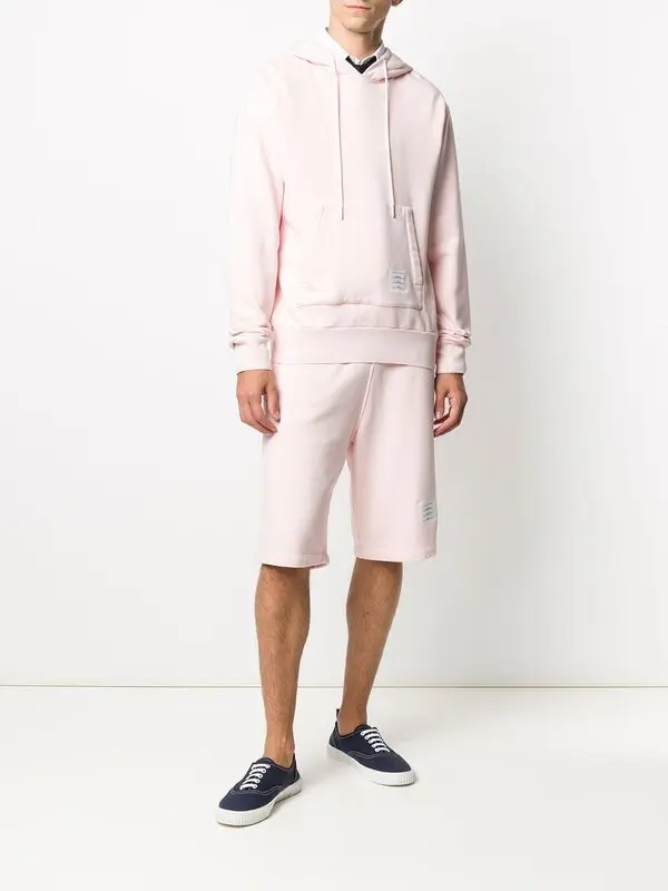 Thom Browne Logo Patch Track Shorts