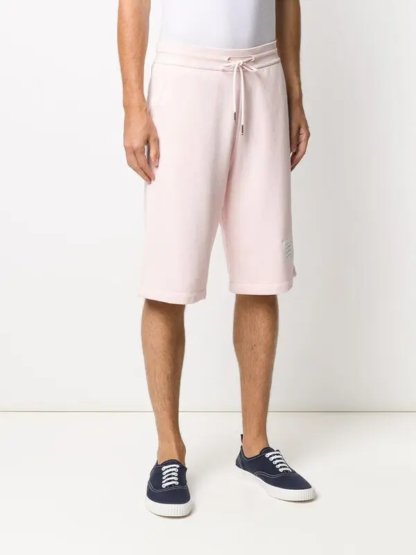 Thom Browne Logo Patch Track Shorts