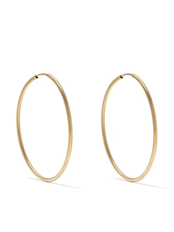 WE BY WHITEBIRD 18kt Gold Large Hoop Earrings - Yellow