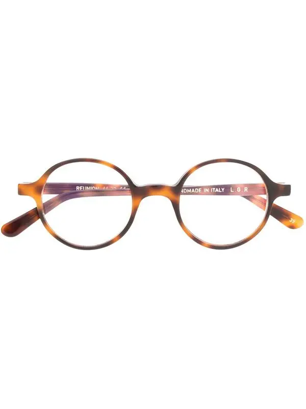 L.g.r Round Frame Glasses - Brown