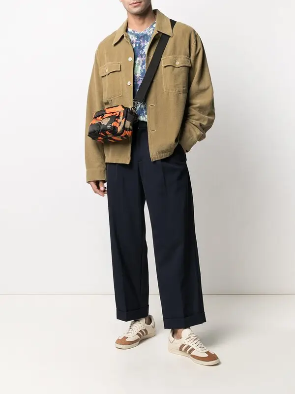PORTER-YOSHIDA & CO Camouflage Print Shoulder Bag