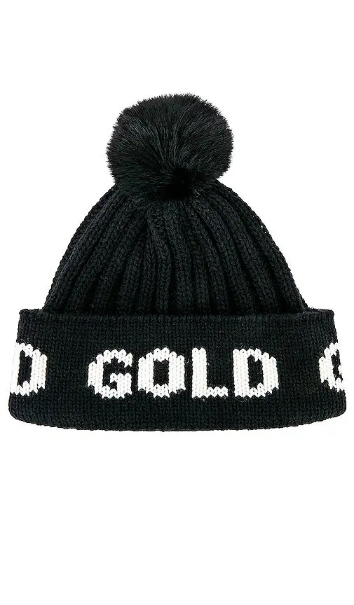 Goldbergh Hodd Faux Fur Beanie - Black