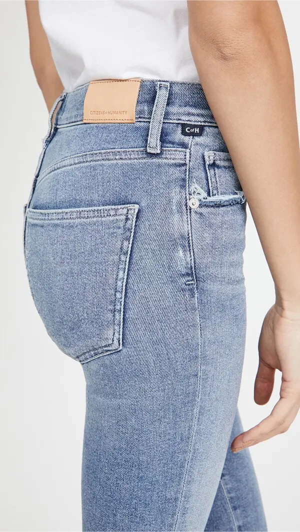 Citizens Of Humanity Skyla Mid Rise Cigarette Jeans In Julep - 50% Off