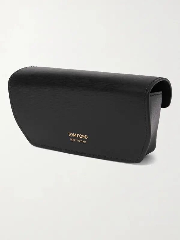 TOM FORD Textured-leather Sunglasses Case