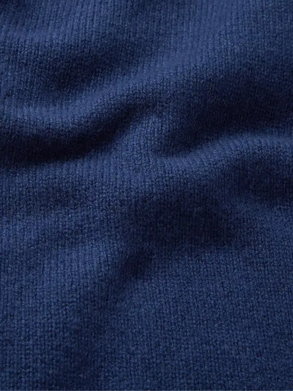 John Smedley Patterson Shawl-collar Merino Wool And Cashmere-blend Cardigan