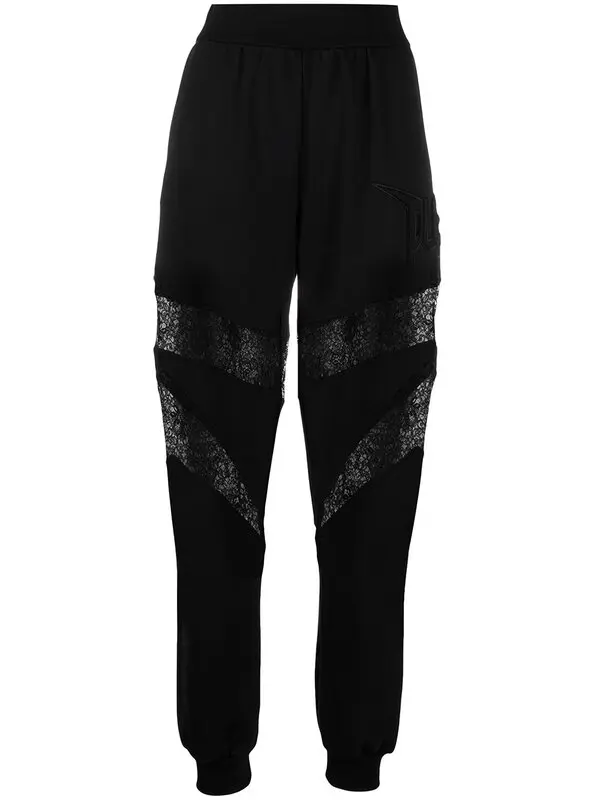 Philipp Plein Lace-paneled Joggers