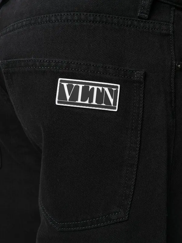 Valentino Garavani Logo-patch Stretchy Jeans