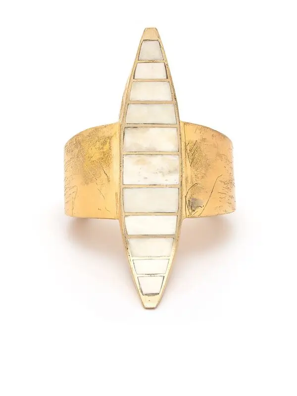 PARTS OF FOUR Crescent Cuff Bracelet - Gold